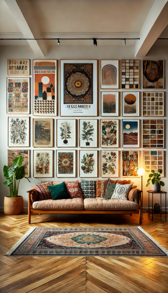 8 Affordable & Aesthetic Poster Wall Ideas to Turn Your Blank Walls ...
